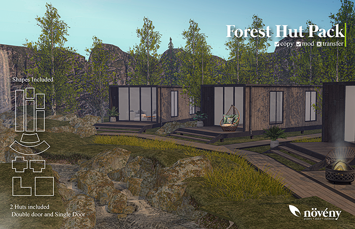Second Life Marketplace - Noveny - Forest Hut Pack - AddMe